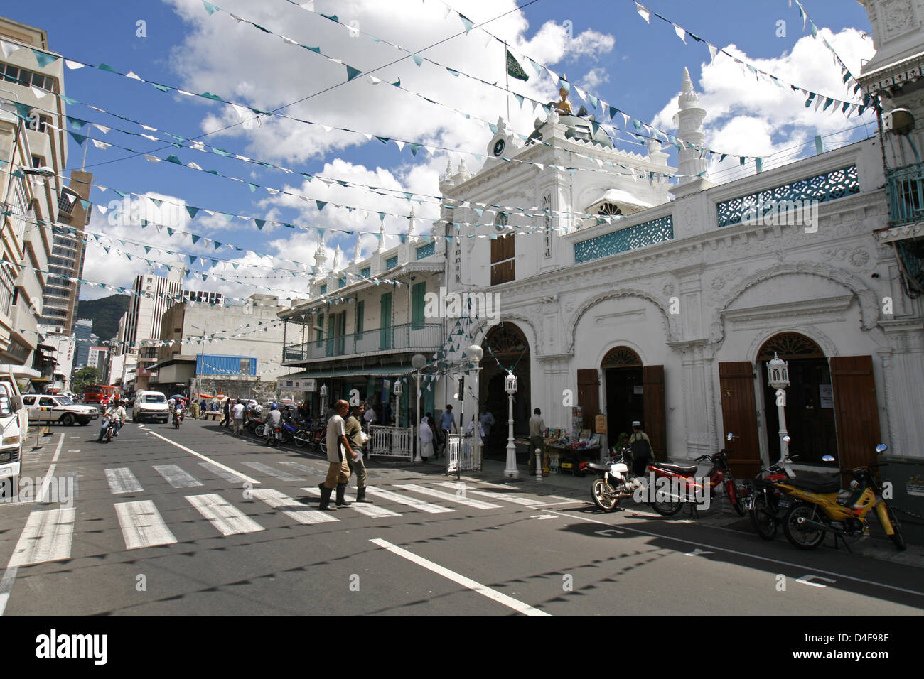 The Jummah Mosque pictured in Port Louis on Mauritius, 10 April 2008 ...