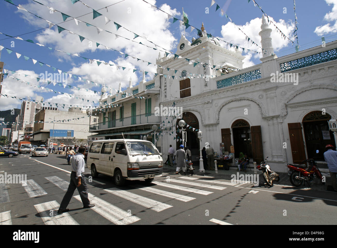 The Jummah Mosque pictured in Port Louis on Mauritius, 10 April 2008 ...