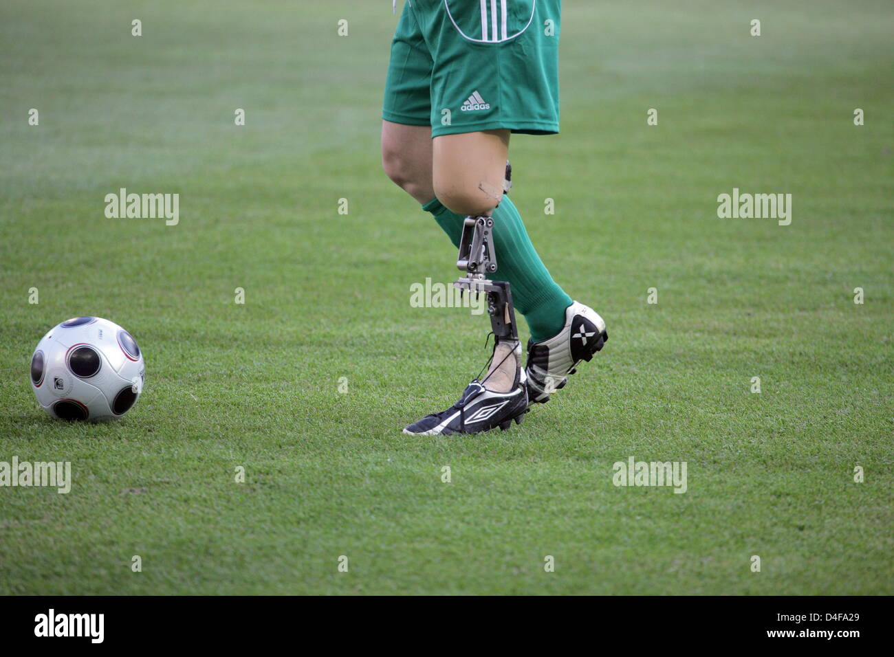 Friendly match disabled soccer players hi-res stock photography and ...