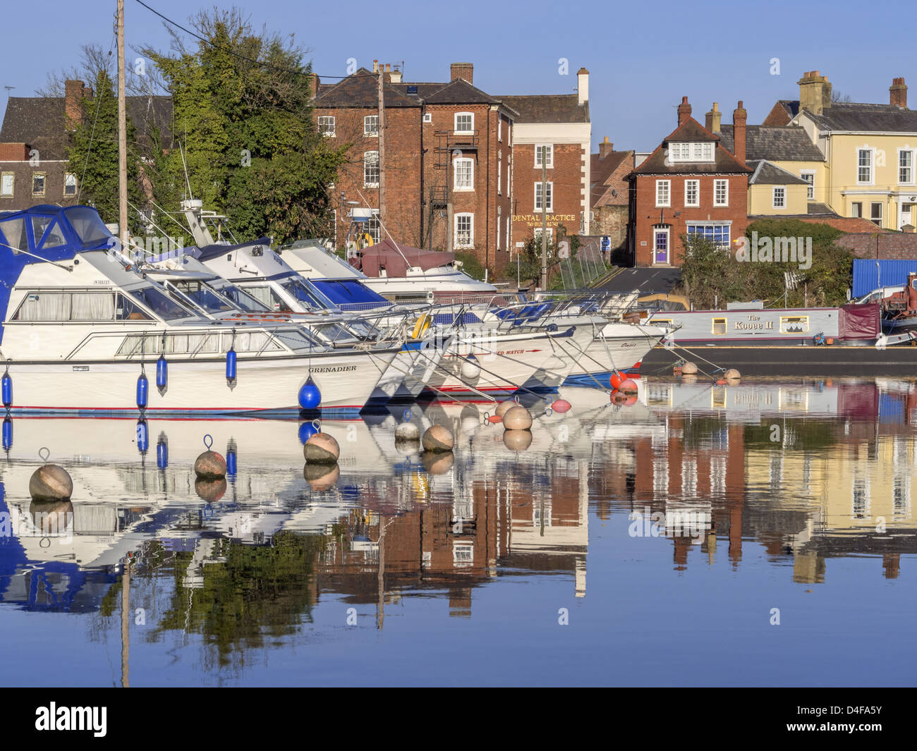 england midlands worcestershire STOURPORT canal basins junction of the ...