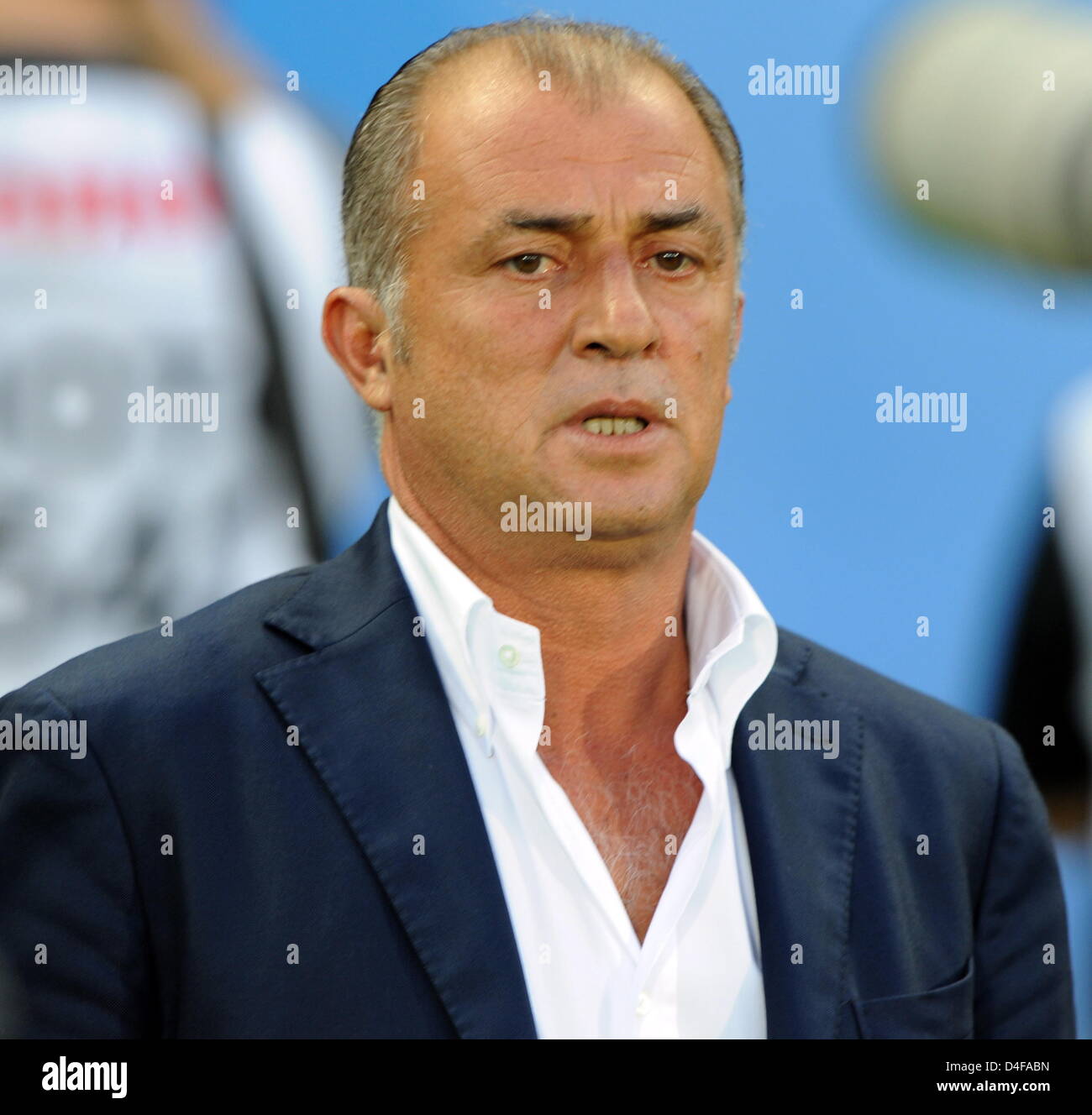 Head Coach Fatih Terim of Turkey during the UEFA EURO 2008 quarter ...