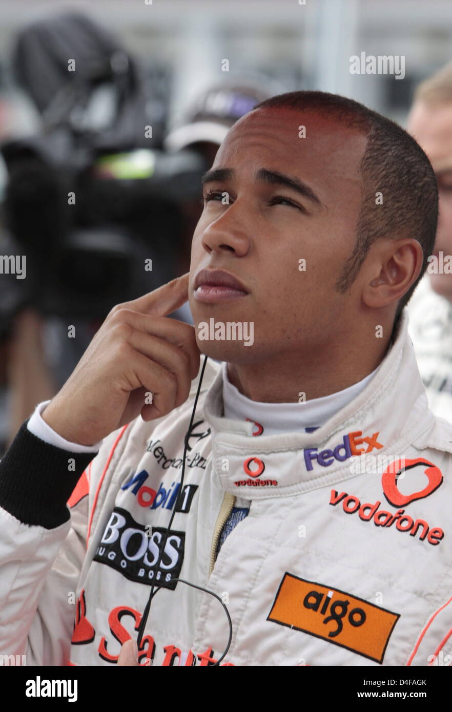 Lewis hamilton 2008 british grand prix hi-res stock photography and ...