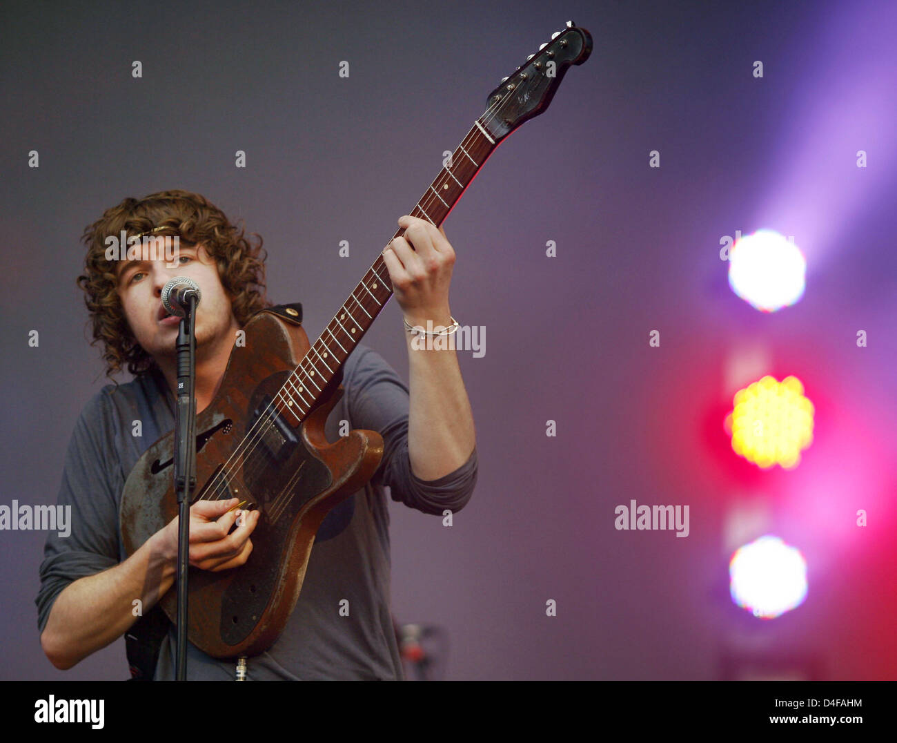 Singer and guitarist of the British band 'The Kooks' Luke Pritchard ...