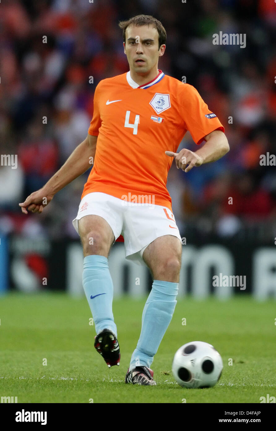 Joris Mathijsen of Netherlands in action during the UEFA EURO 2008 ...