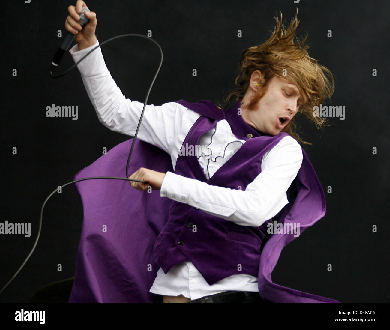 Lead singer of the Swedish band 'The (International) Noise Conspiracy ...