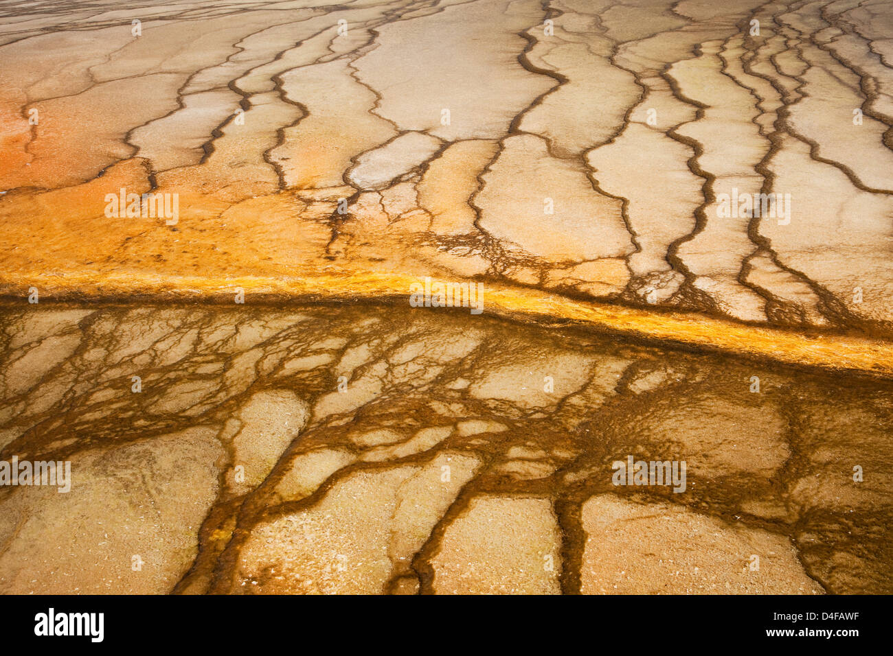 Rock formations in hot spring Stock Photo - Alamy