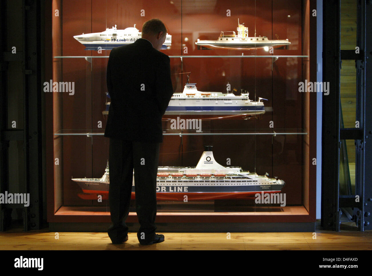 Various ship models on display at the International Maritime Museum in ...