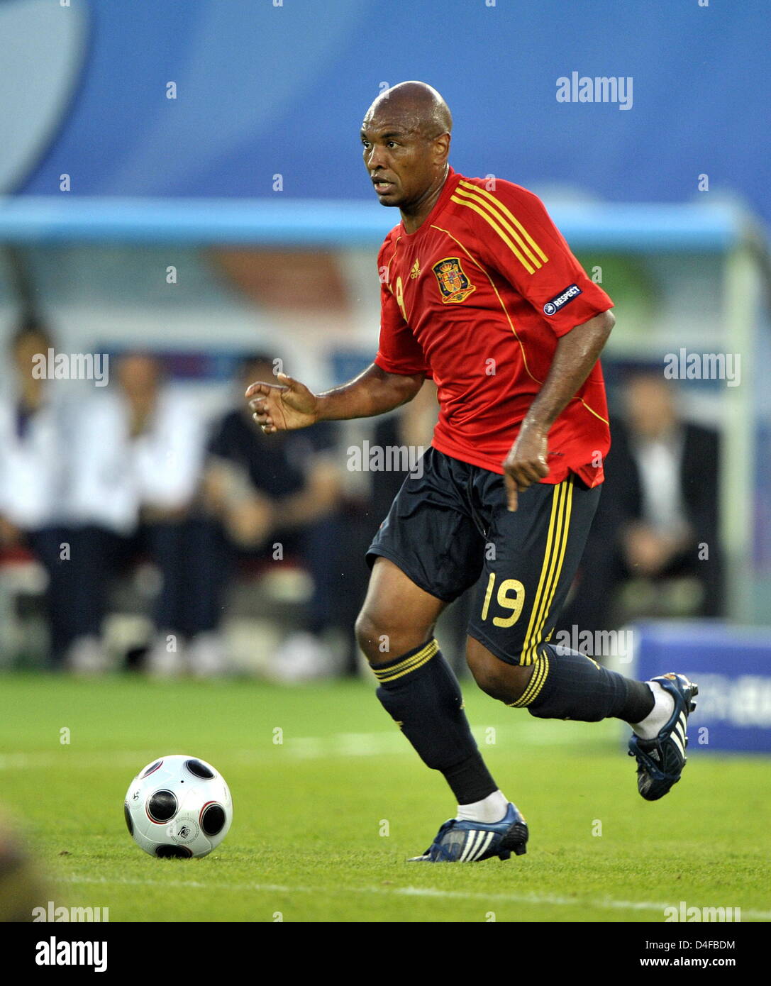 Marcos Senna of Spain during the UEFA EURO 2008 quarter final match ...