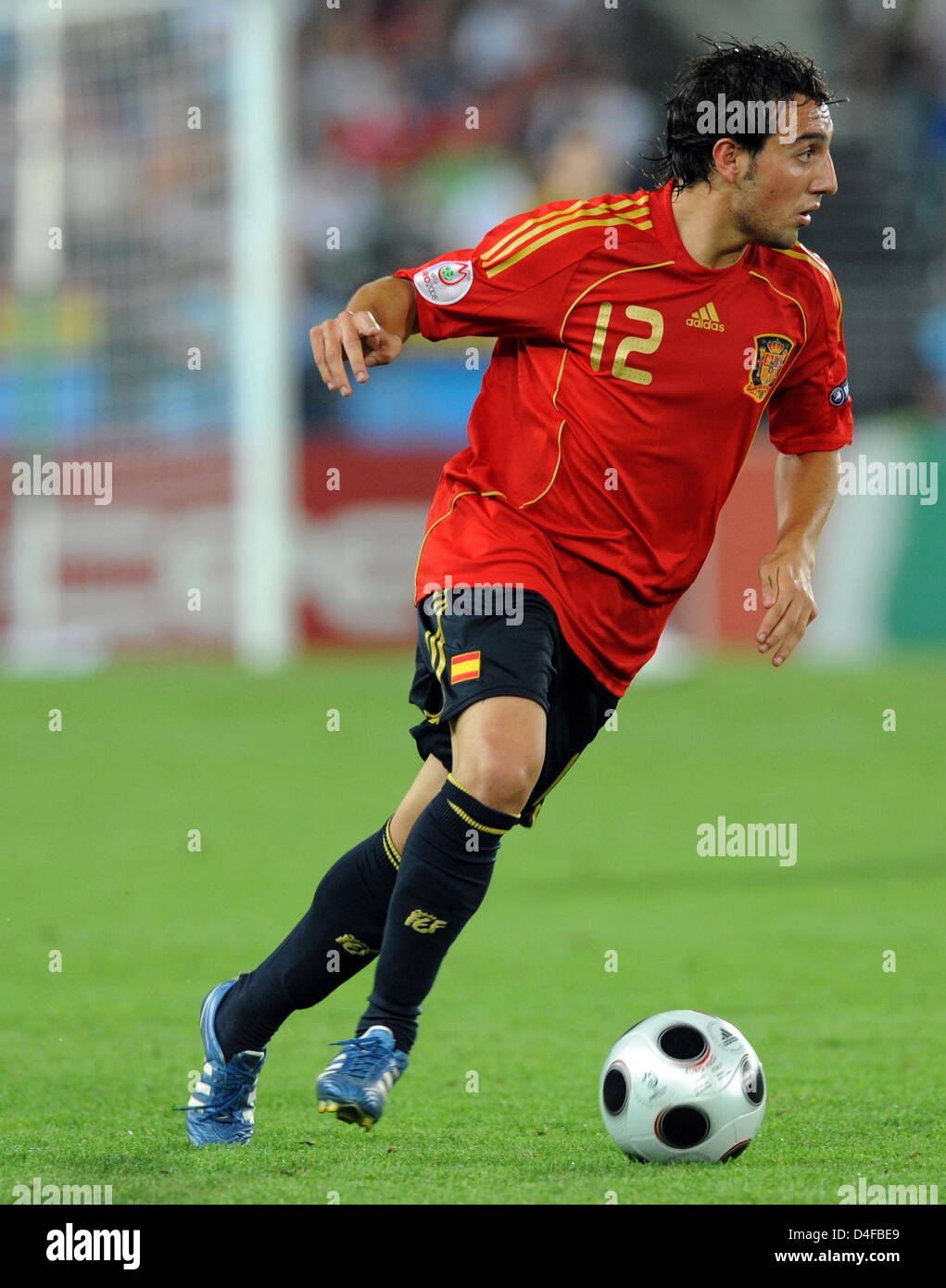 Santi Cazorla of Spain during the UEFA EURO 2008 quarter final match ...
