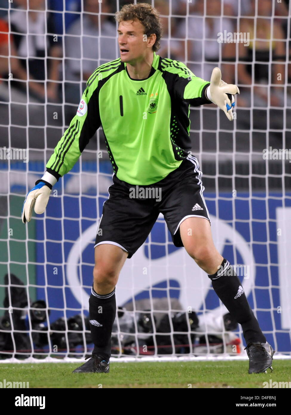 Goalkeeper Jens Lehmann of Germany reacts during the UEFA EURO 2008 ...