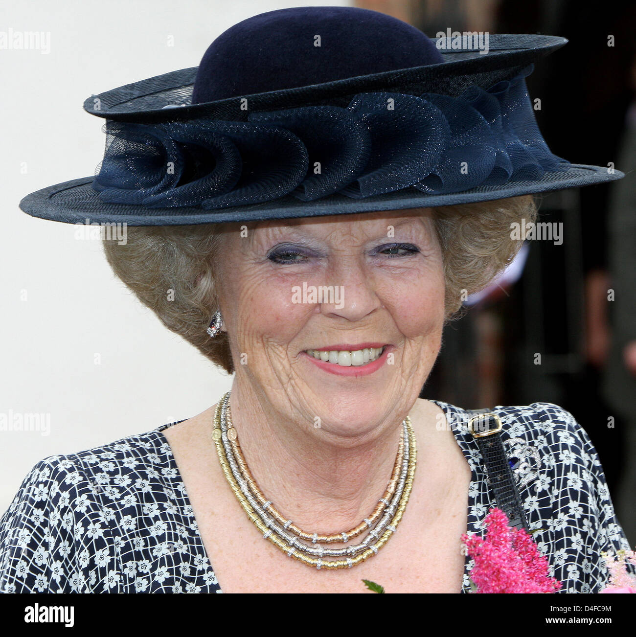Queen Beatrix of the Netherlands is pictured in Kaunas about 100 ...