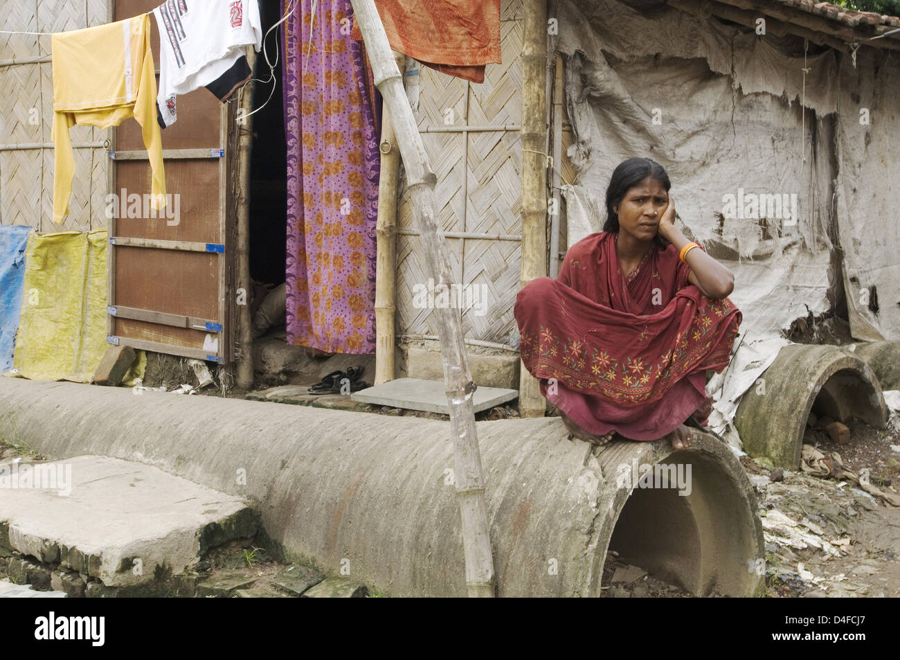 Walking on pipe hi-res stock photography and images - Alamy