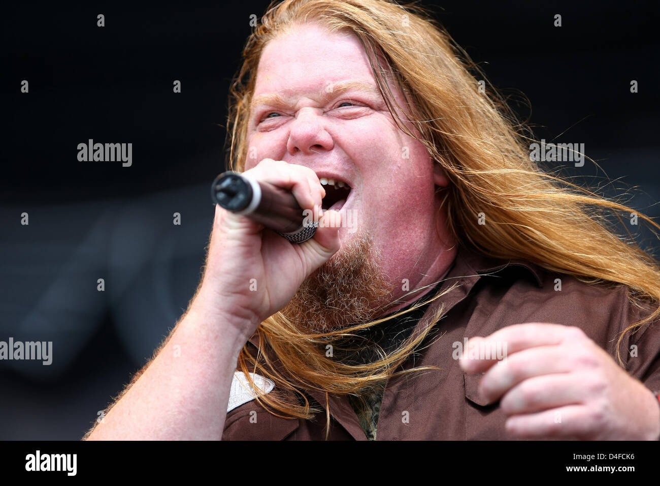 Singer of US-band 'Forbidden', Russ Anderson, performs at 'Bang Your ...