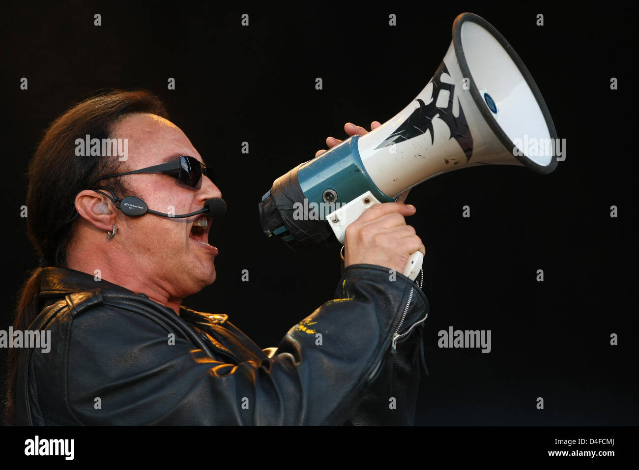 Singer of the band 'Queensryche', Geoff Tate, performs at 'Bang Your ...