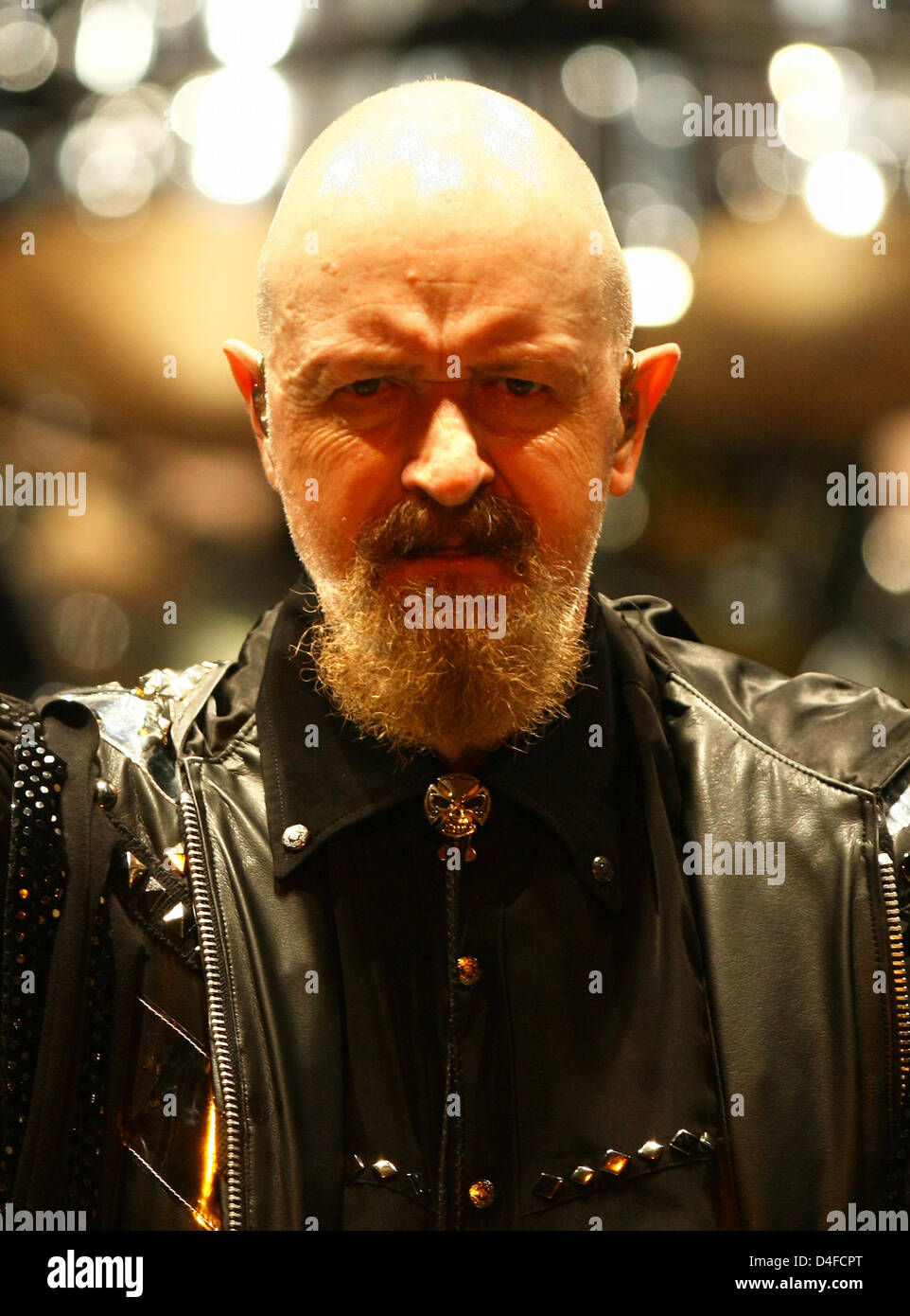 Rob Halford, singer of British hardrock kings Judas Priest, performs at ...