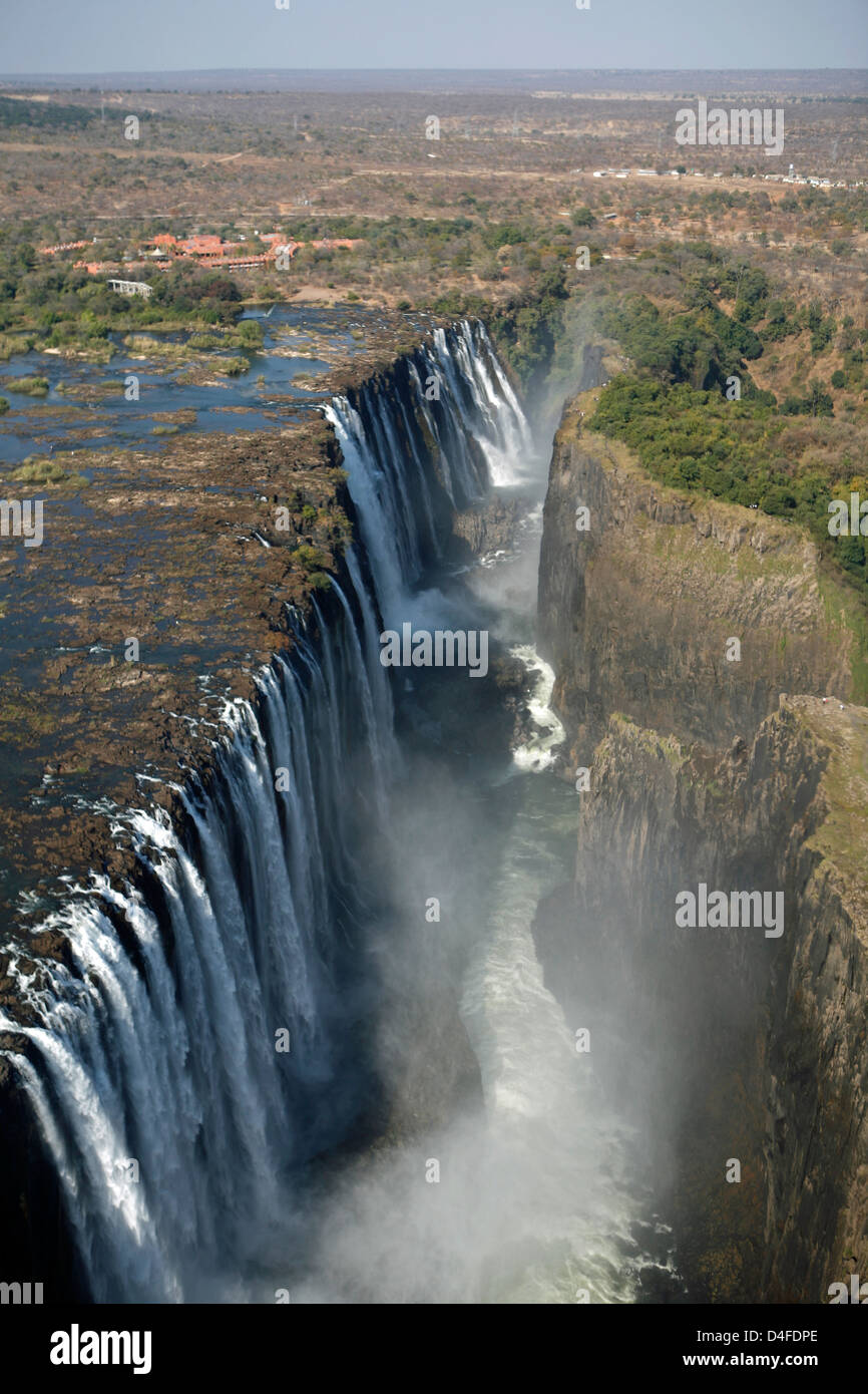 Victoria falls aerial view hi-res stock photography and images - Alamy