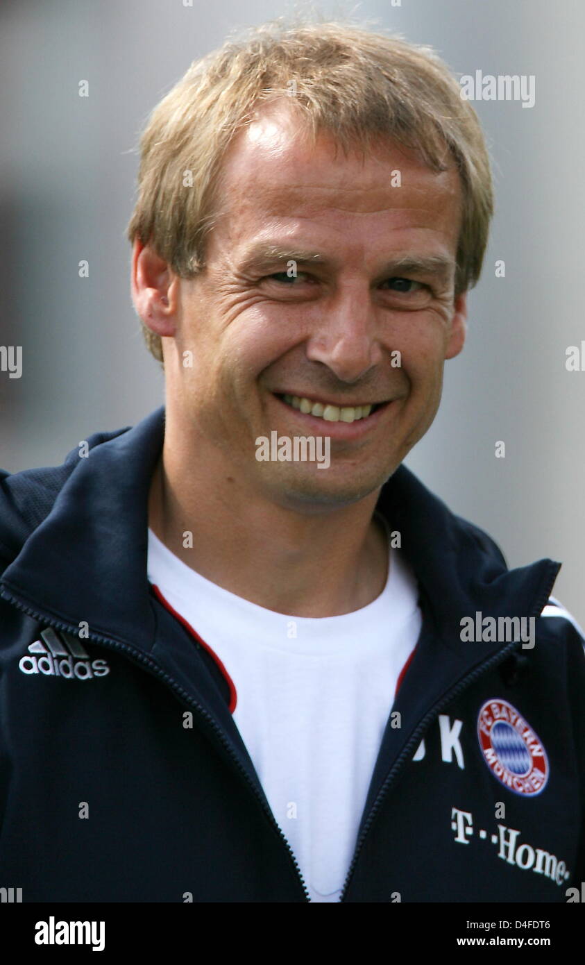 FC Bayern Munich's new head coach Juergen Klinsmann is pictured at the ...