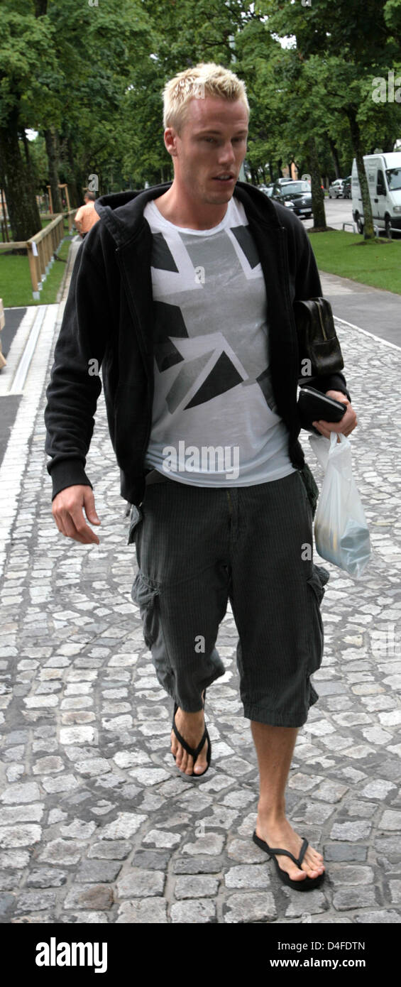 FC Bayern Munich's Christian Lell arrives for the kick-off training at ...