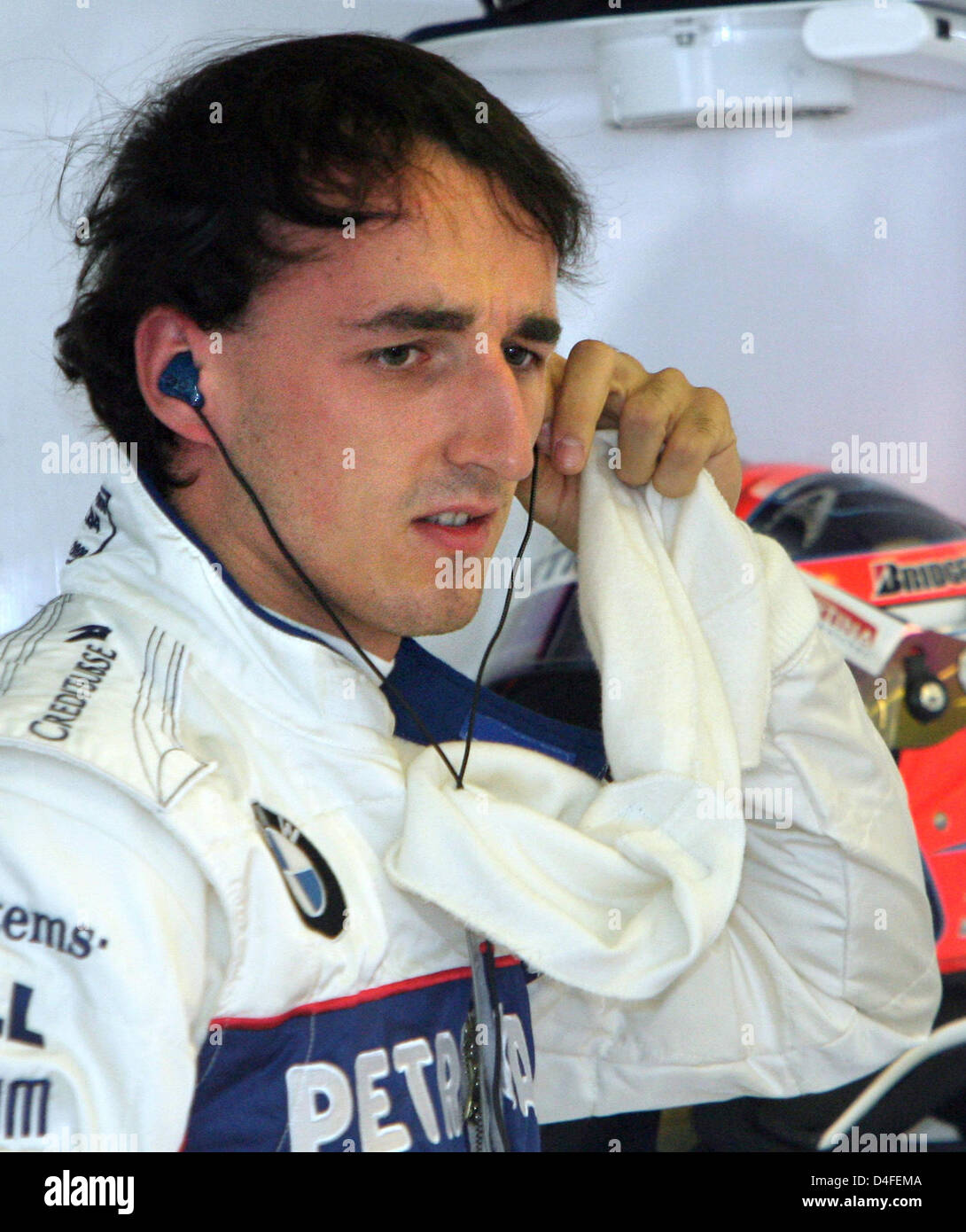Polish Formula One driver Robert Kubica of BMW Sauber is pictured in ...