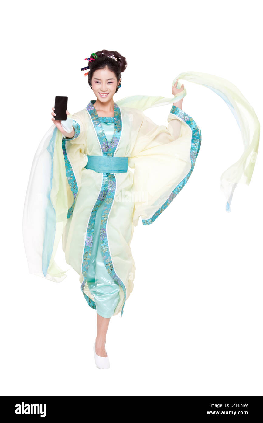 Period costume woman Cut Out Stock Images & Pictures - Alamy