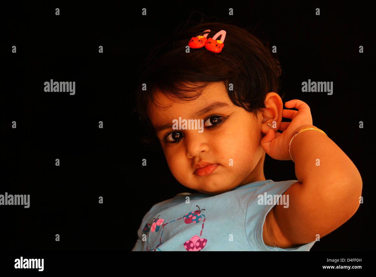 Indian girl child Stock Photo - Alamy