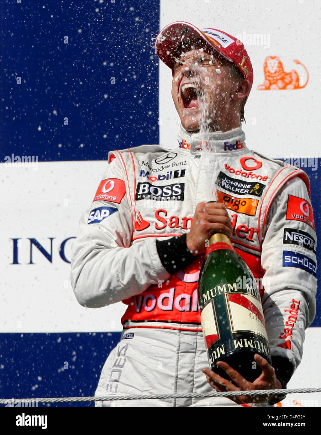 Finnish Formula One driver Heikki Kovalainen of McLaren Mercedes ...
