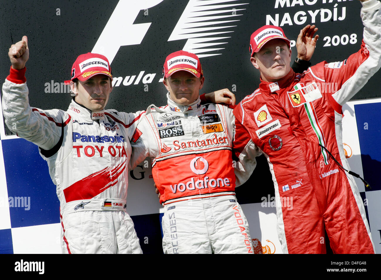 Finnish Formula One driver Heikki Kovalainen of McLaren Mercedes (C ...