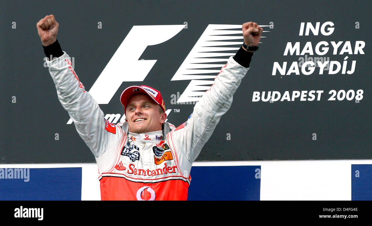Finnish Formula One driver Heikki Kovalainen of McLaren Mercedes ...