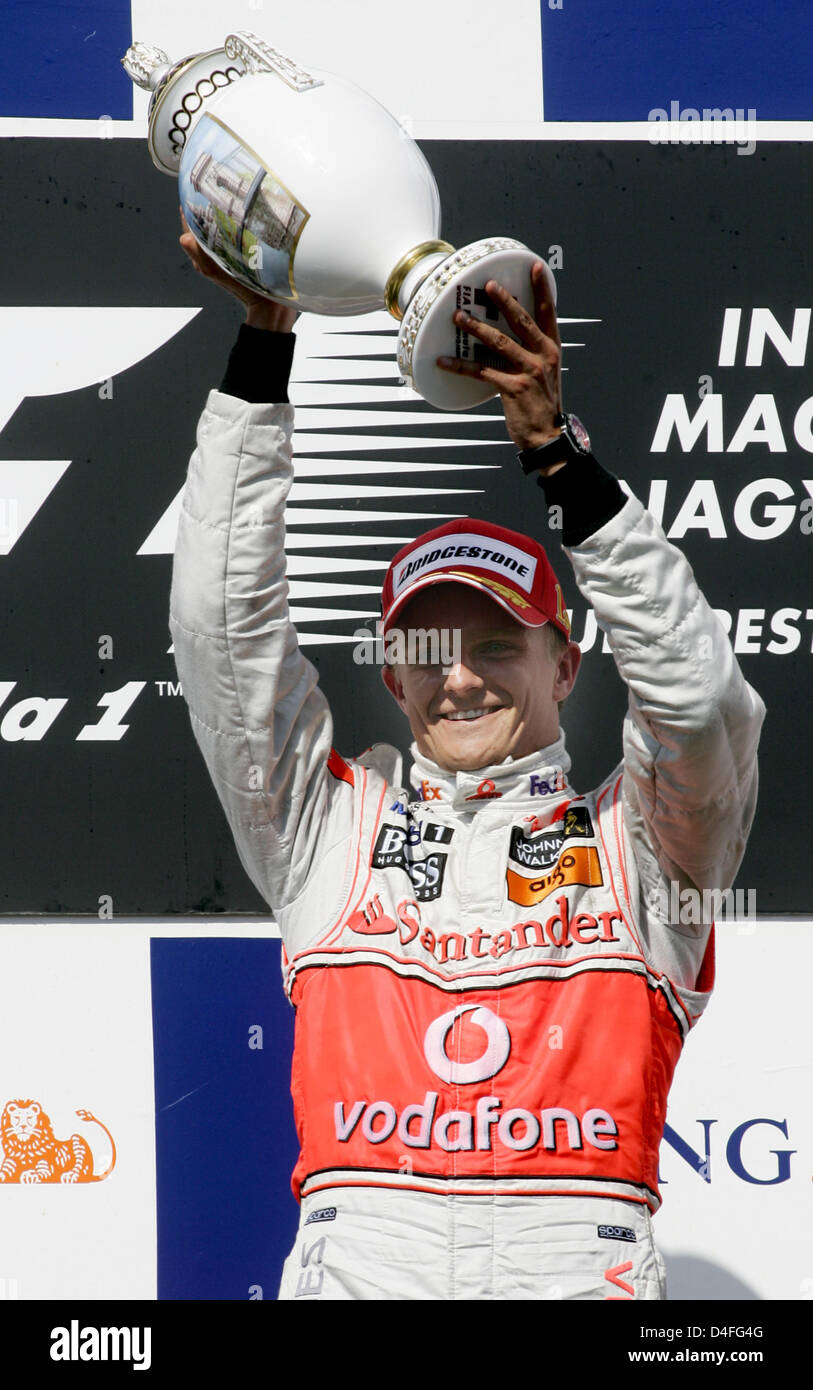 Finnish Formula One driver Heikki Kovalainen of McLaren Mercedes ...