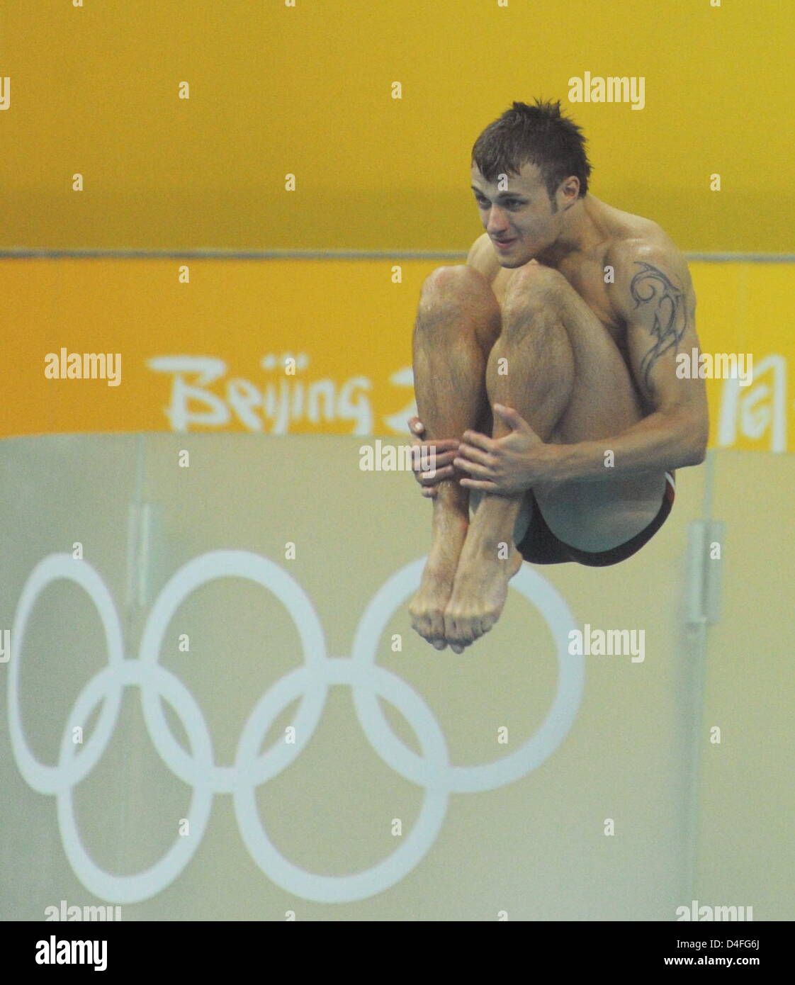 German high diver Sascha Klein is pictured during a training session in ...