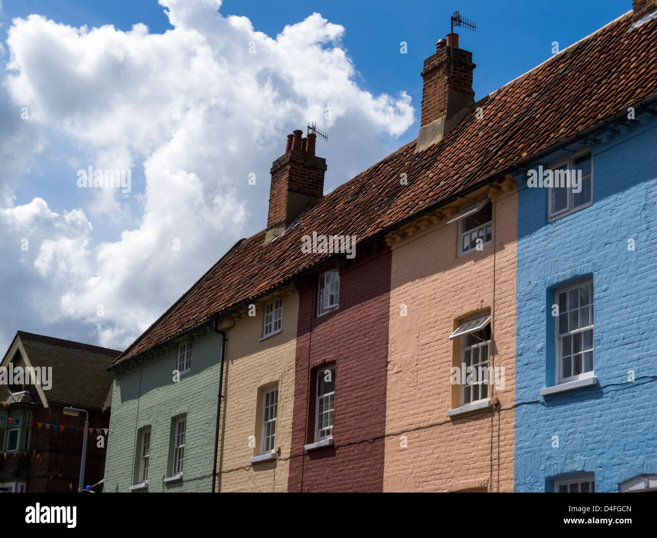 Different colored roofs hi-res stock photography and images - Alamy