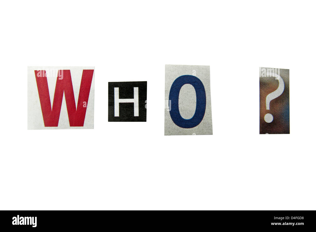 From who Cut Out Stock Images & Pictures - Alamy