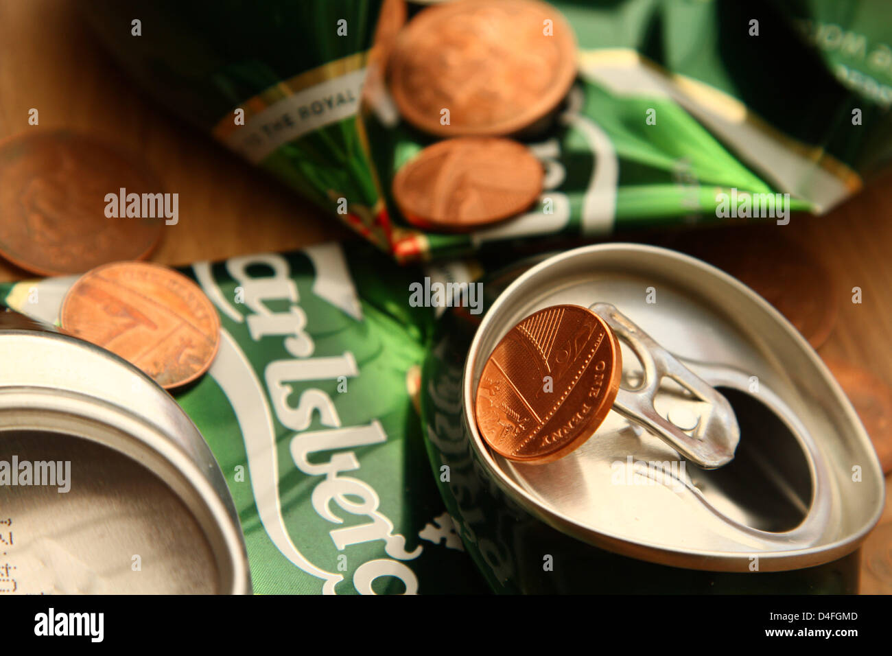 Carlsberg beer cans hi-res stock photography and images - Alamy
