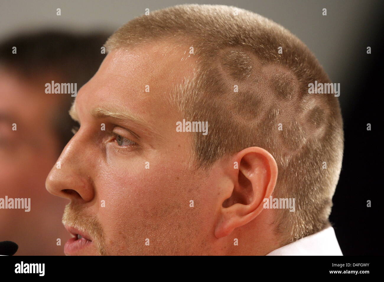 German basketball player Dirk Nowitzki is pictured during a press ...