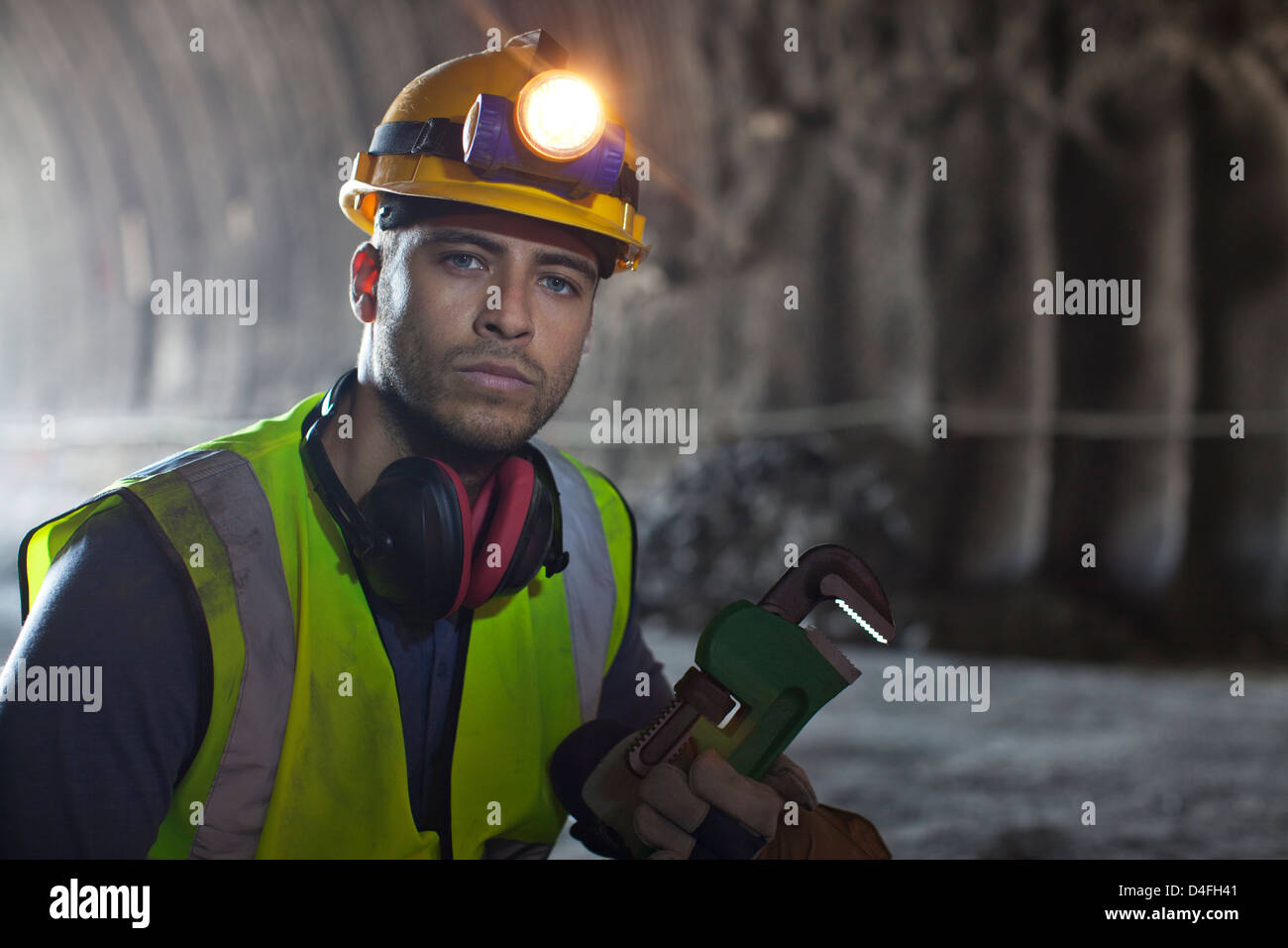 Using wrench in tunnel hi-res stock photography and images - Alamy