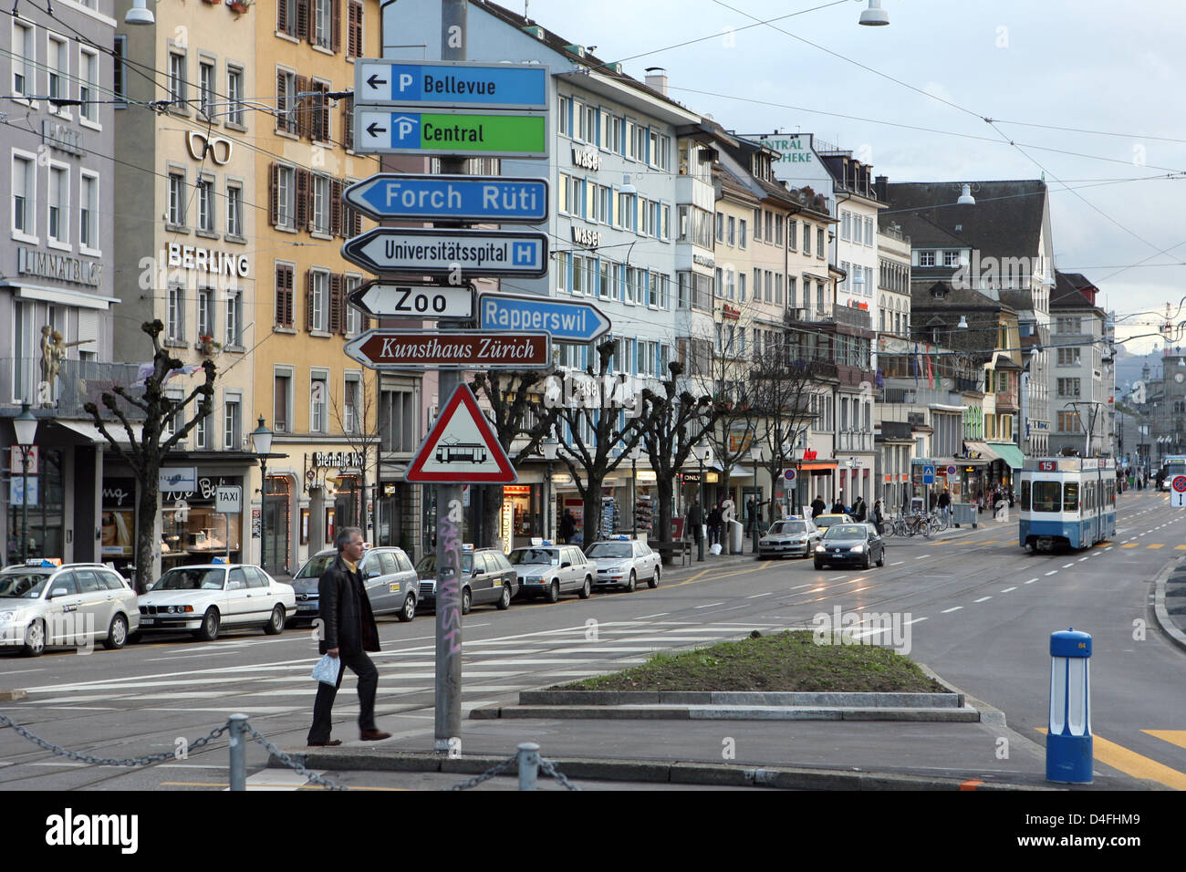 (file) - The file pictured dated 13 February 2007 shows road signs at a ...