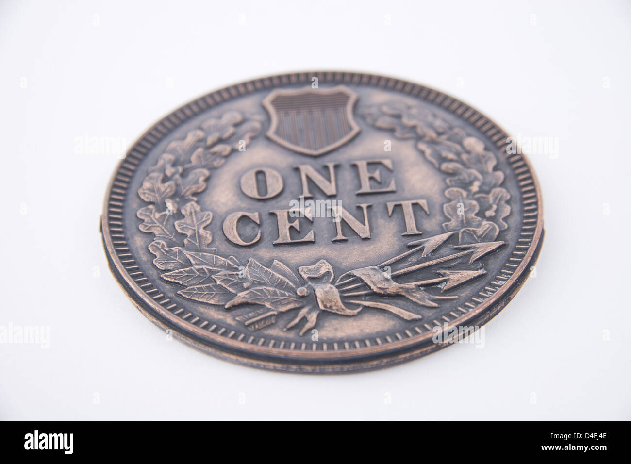 Large Souvenir Cent Coin Stock Photo - Alamy