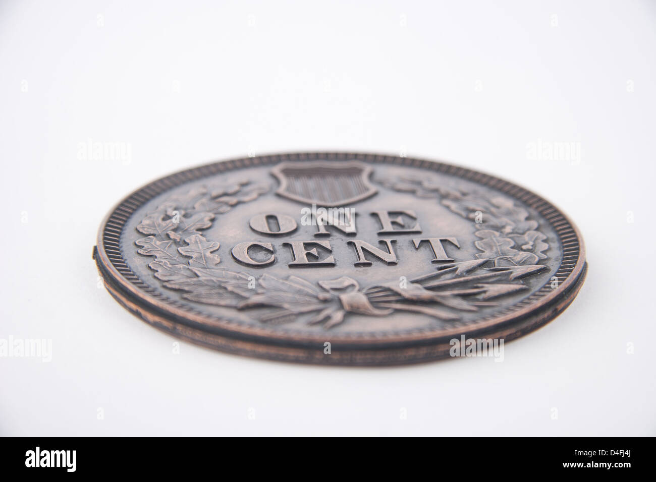 Large Souvenir Cent Coin Stock Photo - Alamy