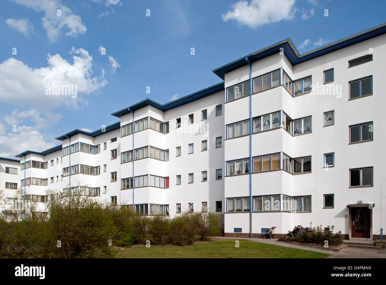 Berlin, Germany, residential buildings in the White City Stock Photo ...