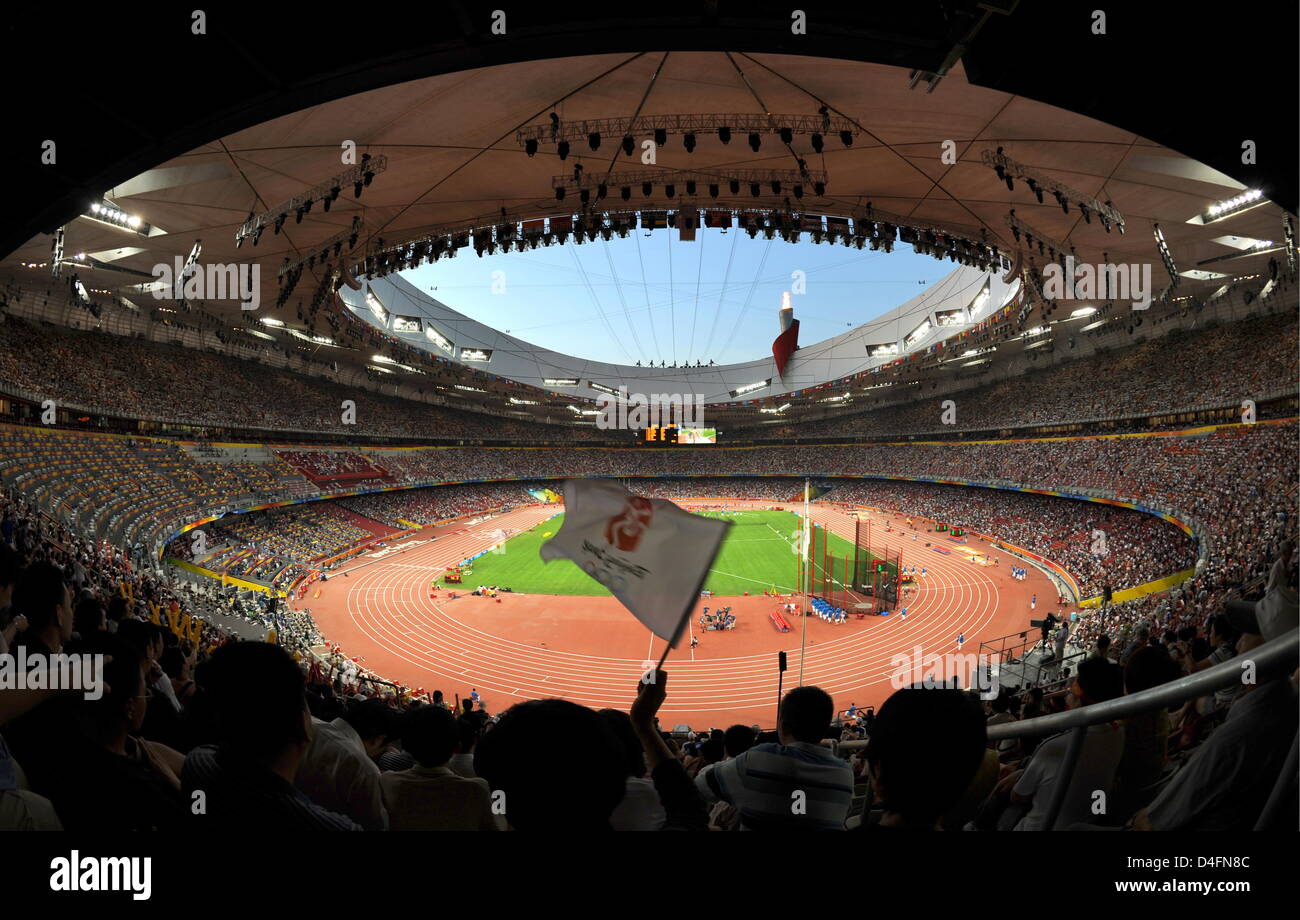 A view in the National Stadium during the Athletics events at the ...