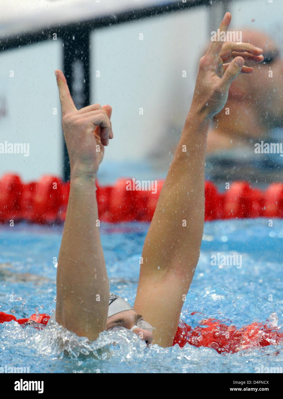 Cesar Cielo Filho from Brazil celebrates after winning the men's 50m ...