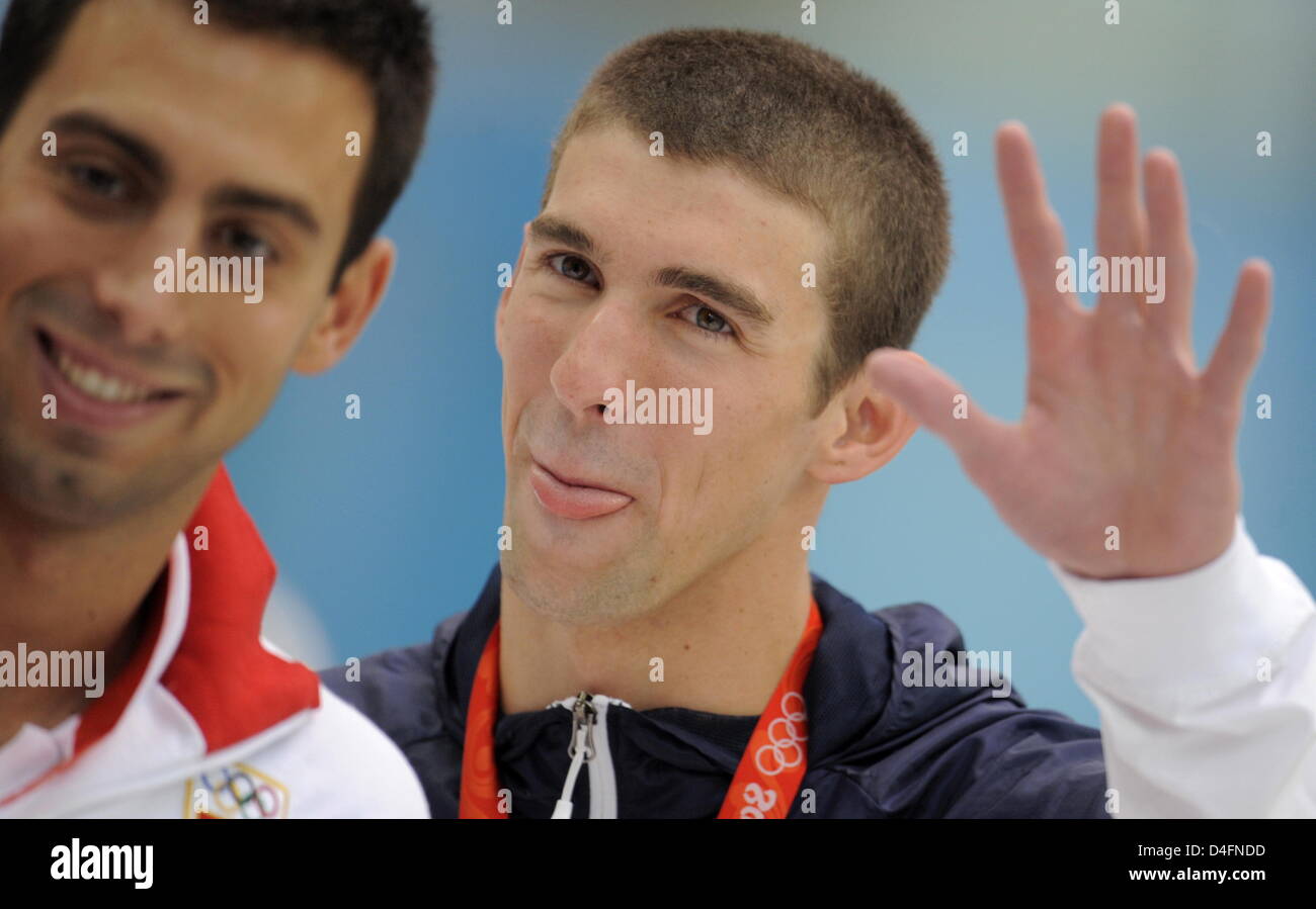 Michael phelps milorad cavic mens hi-res stock photography and images ...