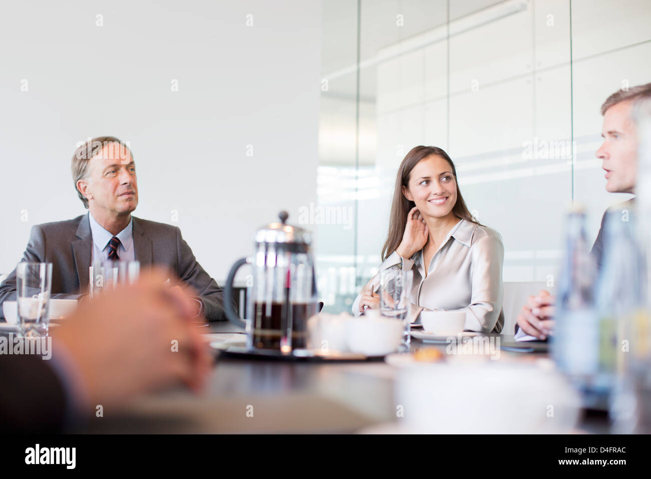 French people talking hi-res stock photography and images - Alamy