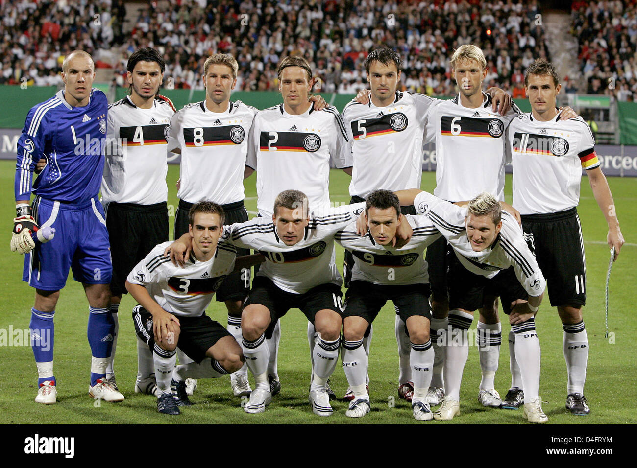 German national soccer squad (TOP L-R) Robert Enke, Serdan Tasci ...