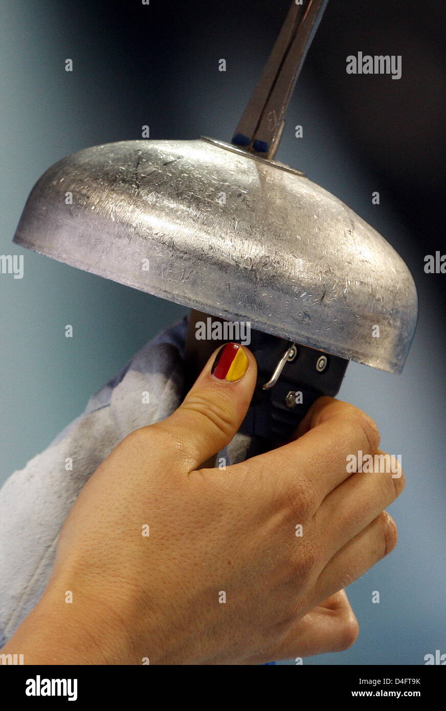 Lena Schoeneborn of Germany prepares during the Women's Fencing Epee ...