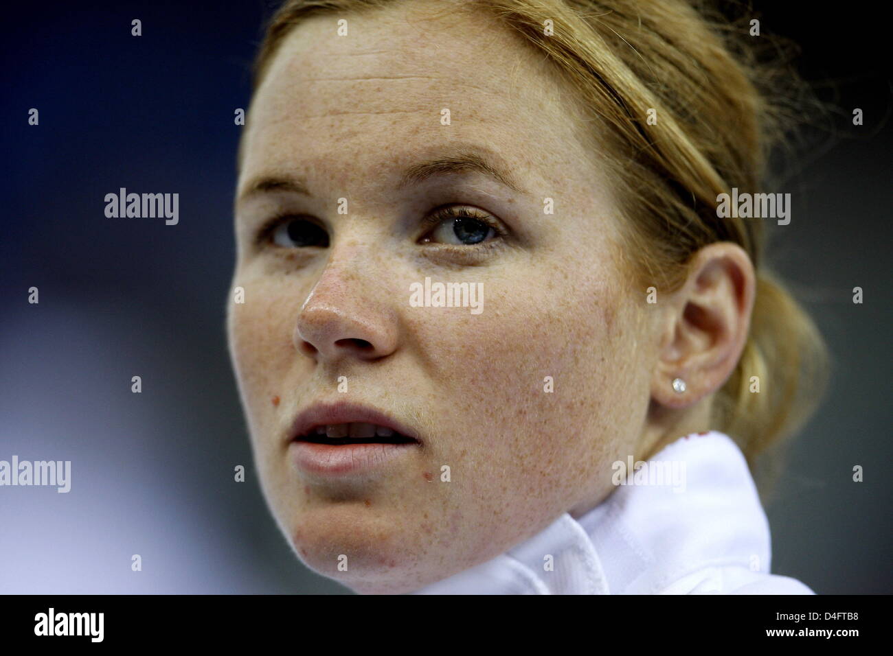 Eva Trautmann of Germany looks on during the women·s Fencing Epee One ...