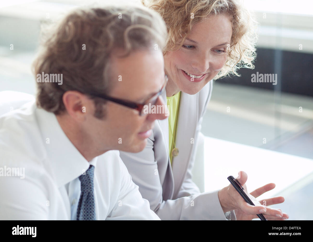 Mature women talking profile hi-res stock photography and images - Alamy