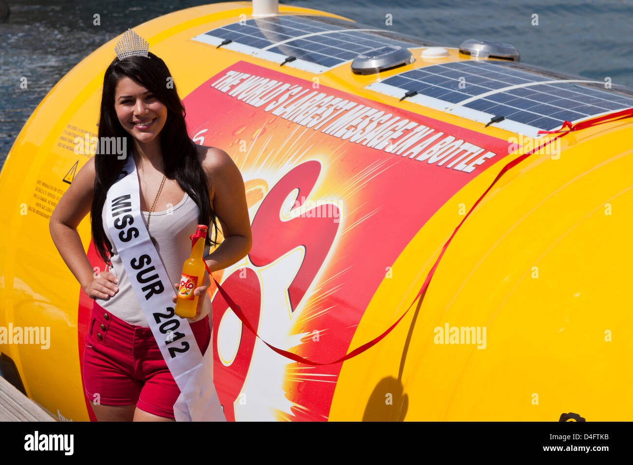 Tenerife. 13th March 2013. The official launch of world's biggest ...