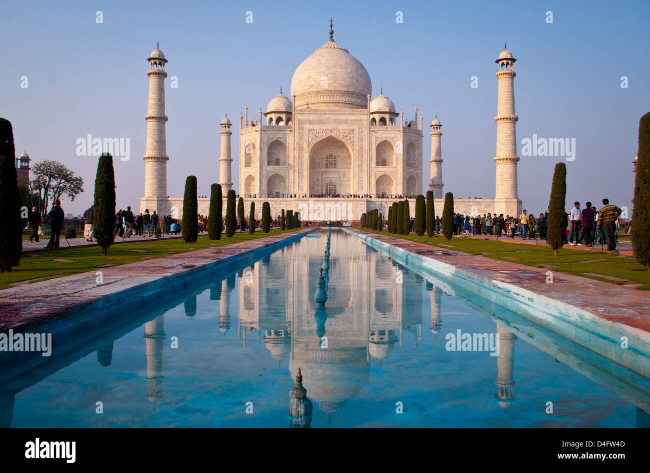 Taj mahal sunset hi-res stock photography and images - Alamy