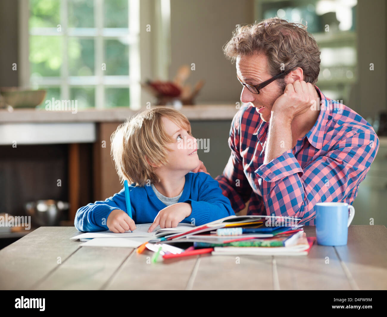 Kitchen Homework Table at David Cadell blog